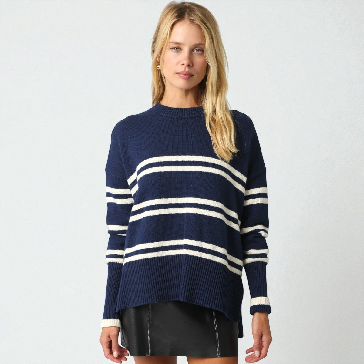 Sueter Azul de Rayas – Amelia